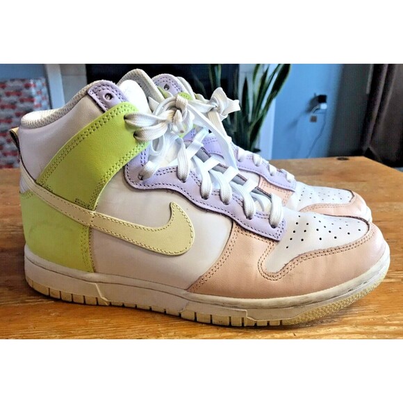 Nike | Shoes | Nike Dunk High Cashmere Lemon Twist Womens Sneakers ...